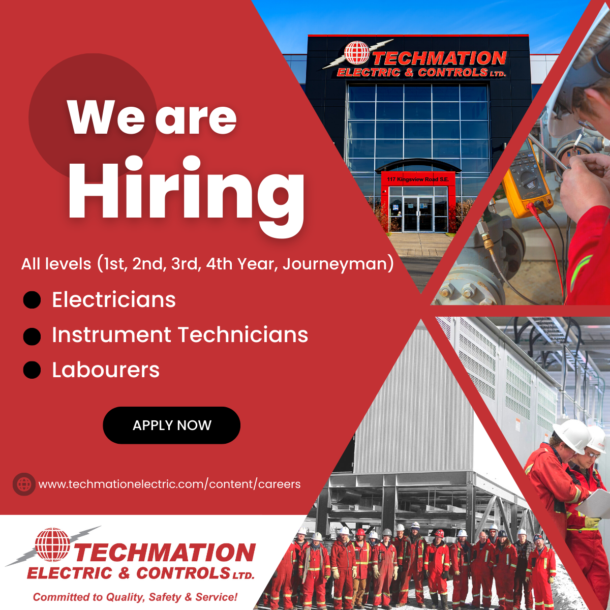 We are Hiring! - Techmationelectric